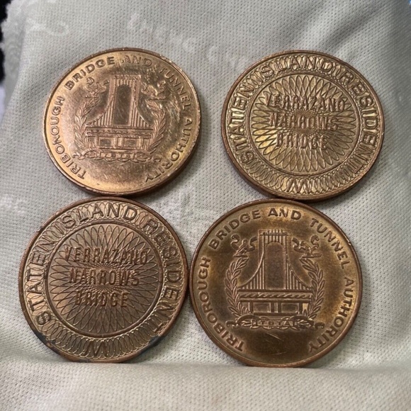 Office | Lot Of 4 Vintage Triborough Bridge And Tunnel Authority Nyc ...
